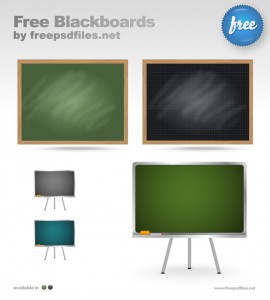 Blackboard PSD Templates - Free PSD Files