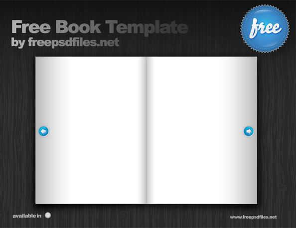 Book PSD Template Free PSD Files