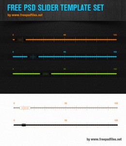 Slider Template Set - 5 Free PSD Files - Free PSD Files