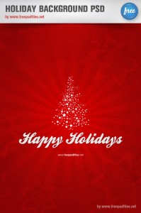 Holiday Background PSD - Free PSD Files