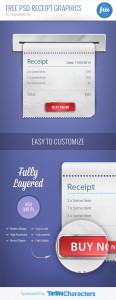 Free PSD Receipt Graphics - Free PSD Files