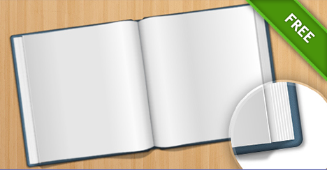 Opened Book Free PSD Graphic - Free PSD Files