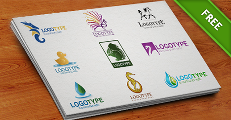 Free PSD Logo Design Templates Pack 8 - Free PSD Files