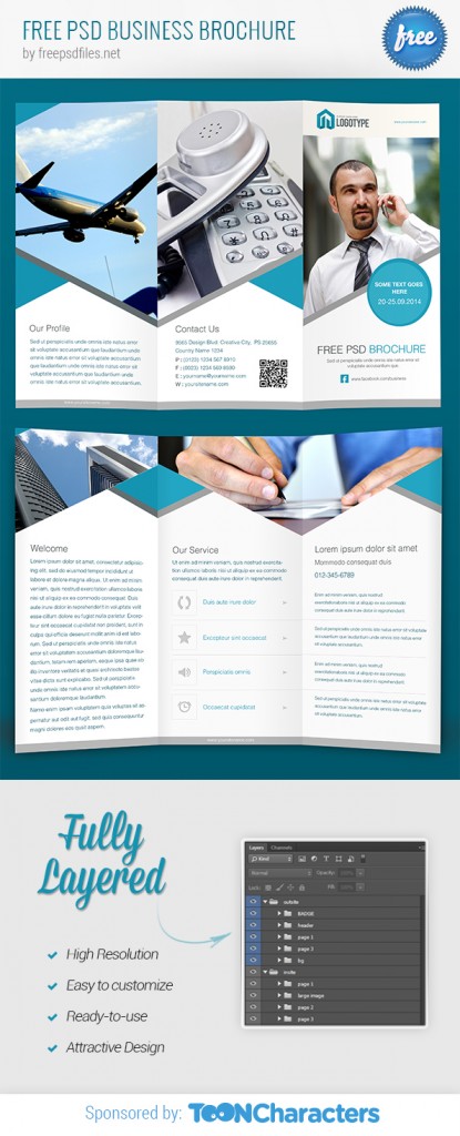 Free PSD Business Brochure - Free PSD Files