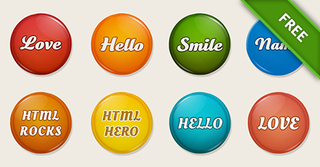 Free PSD Collection Of Badges - Free PSD Files