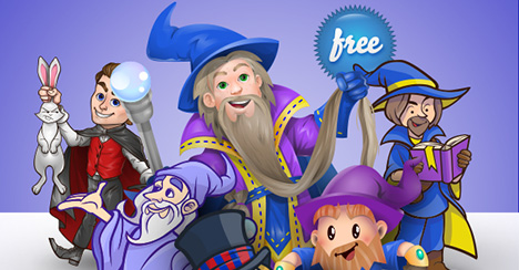 Free Vector Wizard Characters: Vol. 1 - Free PSD Files