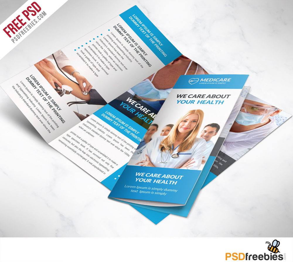 16 Tri Fold Brochure Free PSD Templates Grab Edit Print